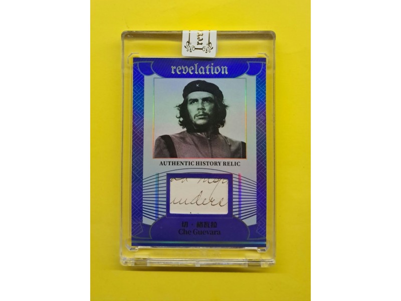 Che Guevara /75 REVELATION History Relic kartice