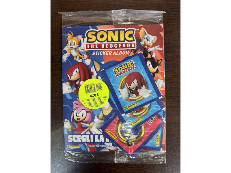 Panini Sonic the hedgehog… starter pack… NOVO !!!!