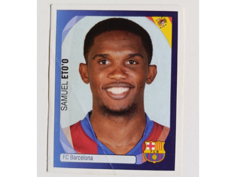 Samuel Etoo, Panini, LŠ, Fc Barcelona 2007-08