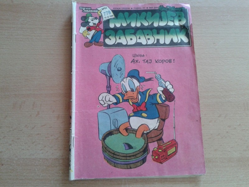 Mikijev Zabavnik-br778 iz 1989 god
