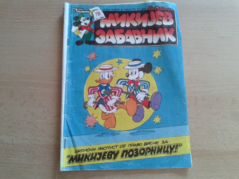 Mikijev Zabavnik bt798 iz 1990 god
