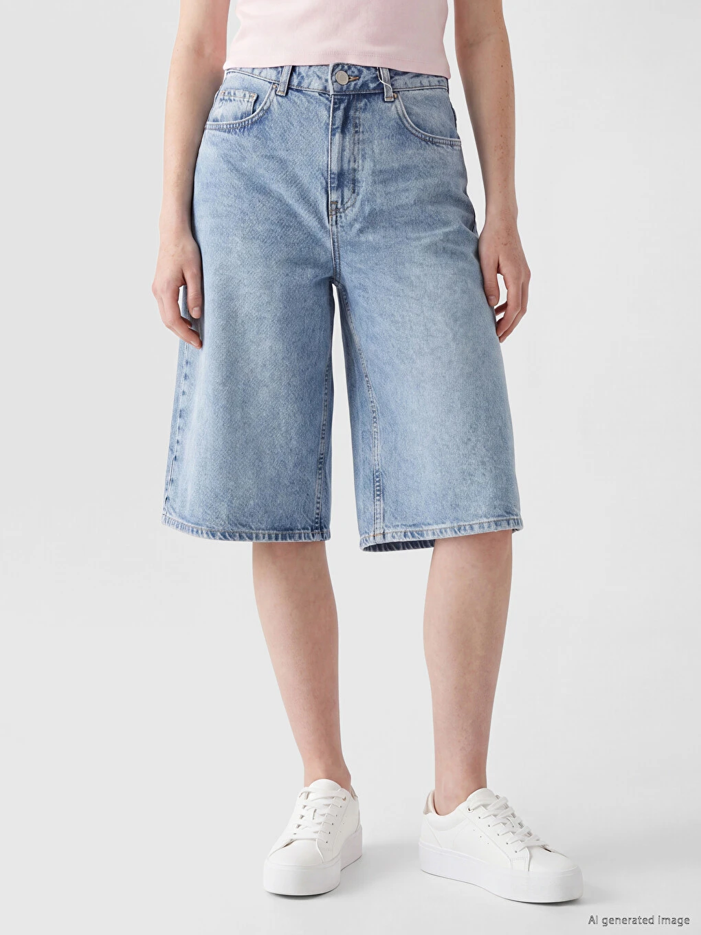 XSIDE Bermuda Fit Ženski Teksas Šorts
