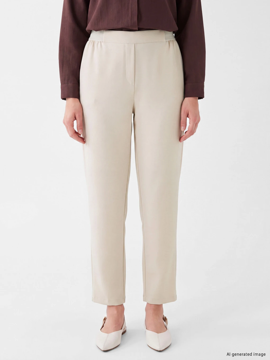 LCWAIKIKI Classic Ženske Pantalone Sa Elastičnim Strukom