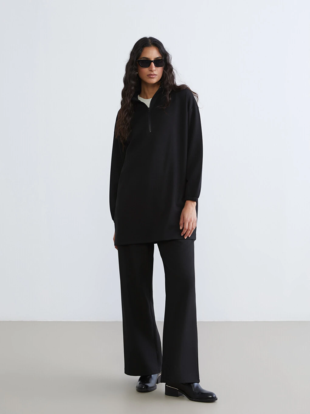LCW Modest Ženska Oversize Dukserica Tunika Sa Mekim Dodirom