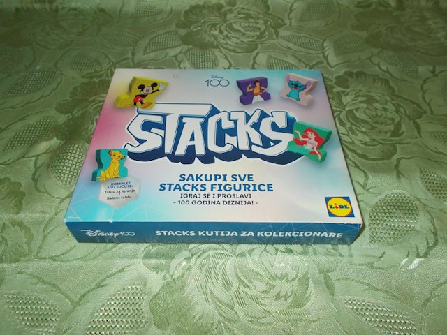 Disney Stacks kutija za kolekcionare + tabla za igranje