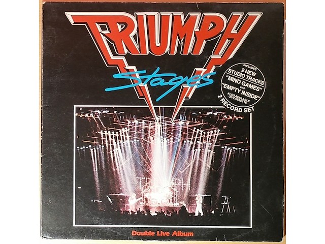 2LP TRIUMPH - Stages (1986) M/NM, PERFEKTNA