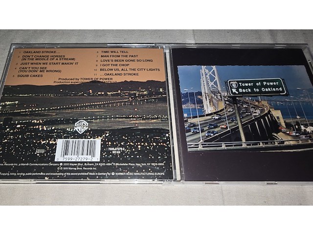 Tower oF Power - Back to Oakland , ORIGINAL