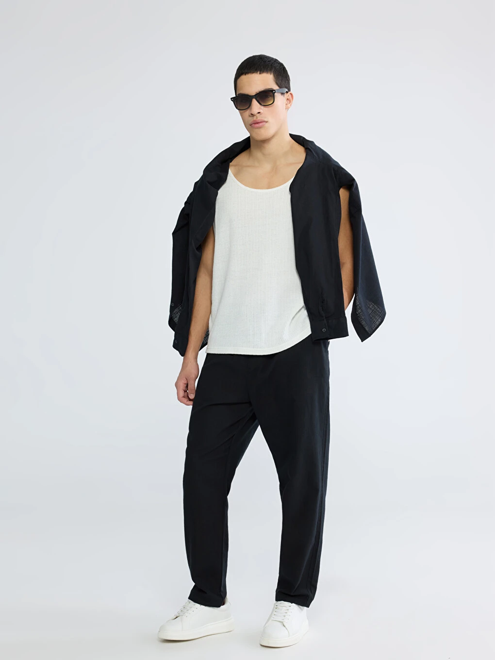 XSIDE Regular Fit Elastični Struk Muške Pantalone