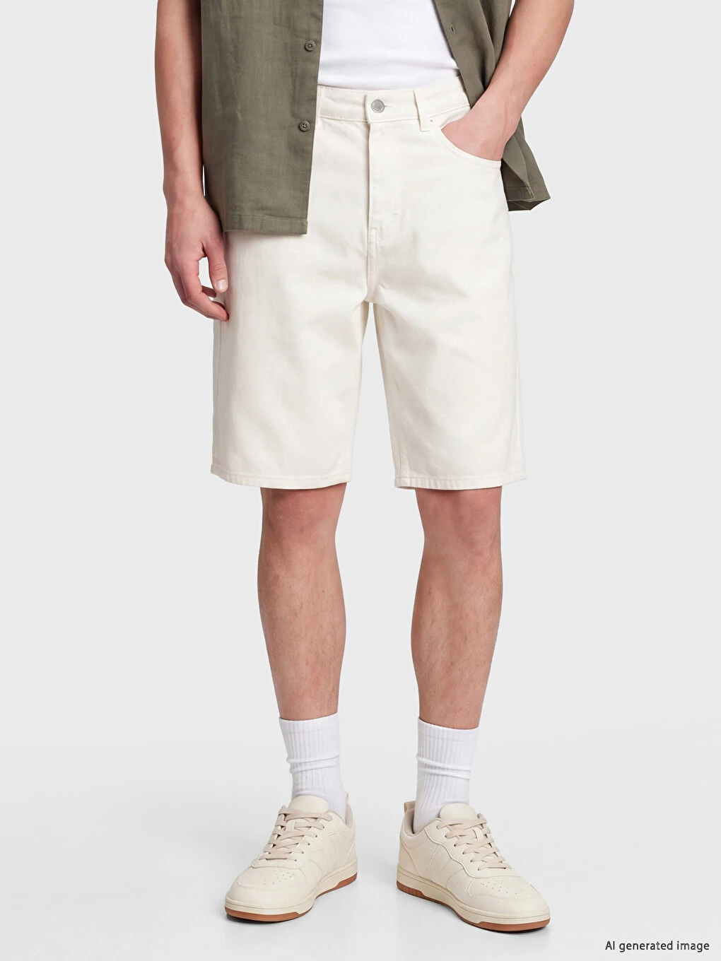 XSIDE Loose Fit Muški Teksas Šorts