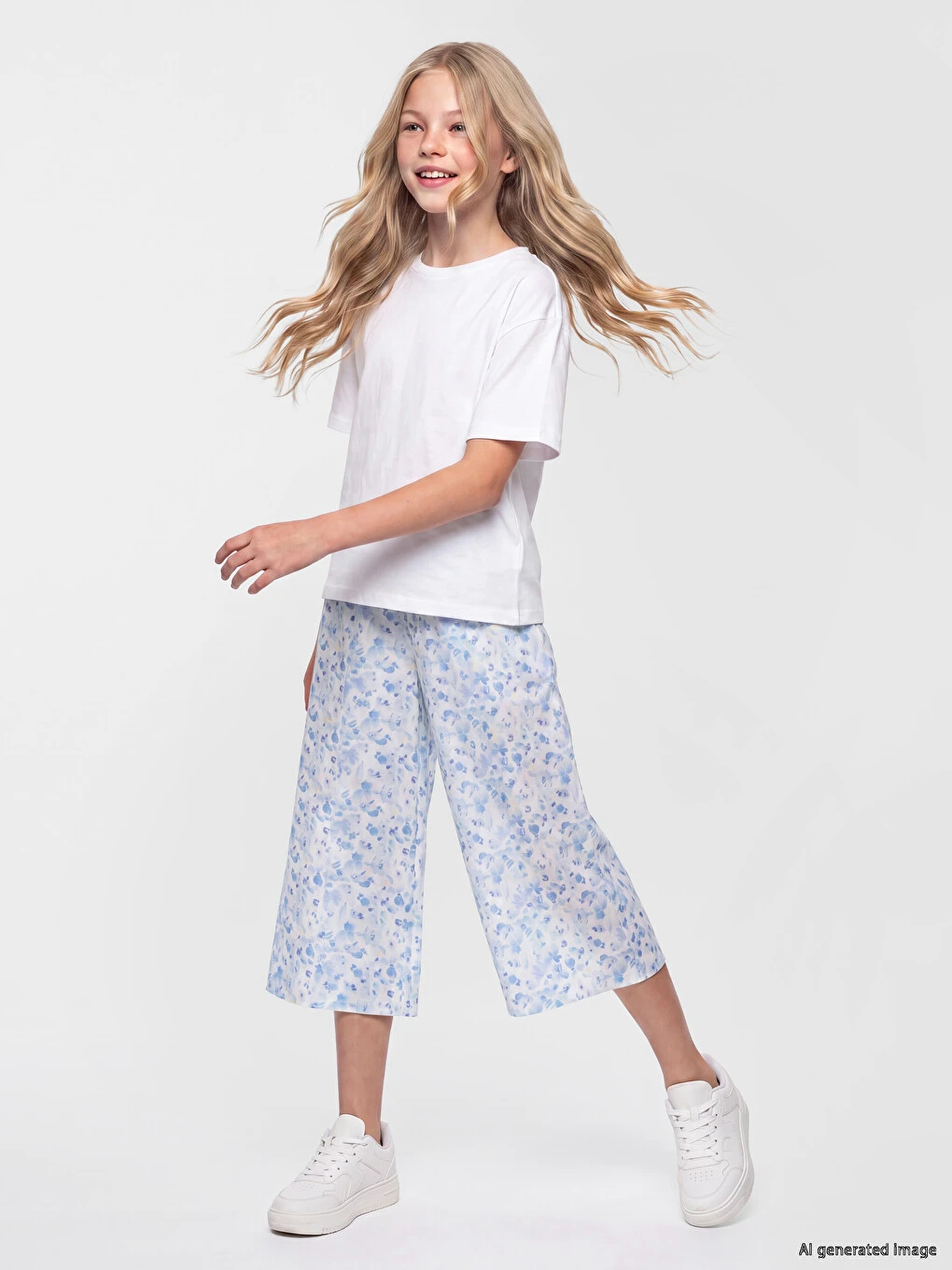 LCW Kids Dečje Kapri Pantalone Sa Uzorkom