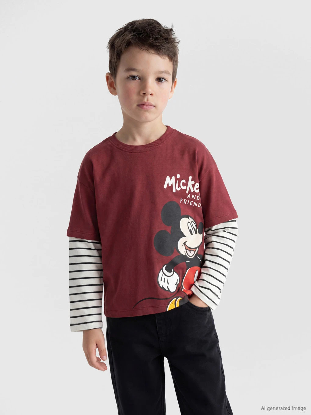 LCW Kids Dečija Majica Sa Mickey Mouse Printom
