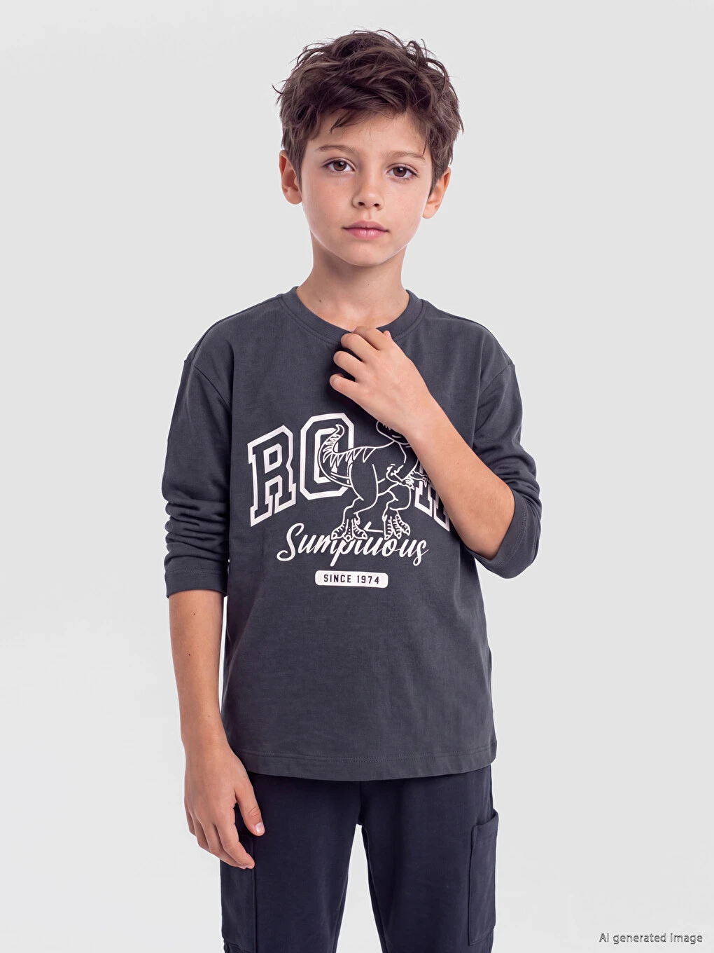 LCW Kids Dečija Majica Sa Okruglim Izrezom I Štampom