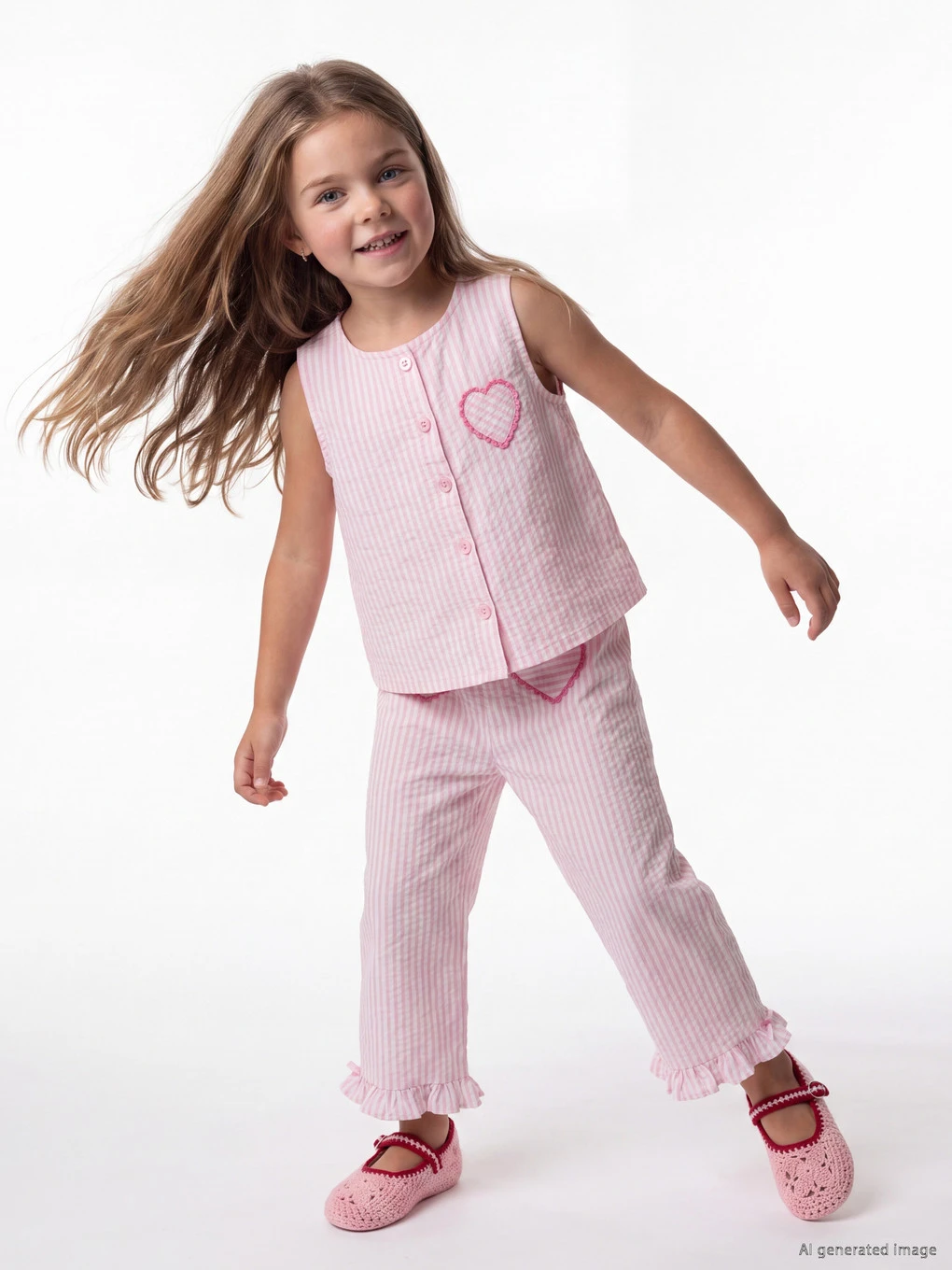 LCW Kids Pruge Pantalone Za Devojčice Sa Karnerima