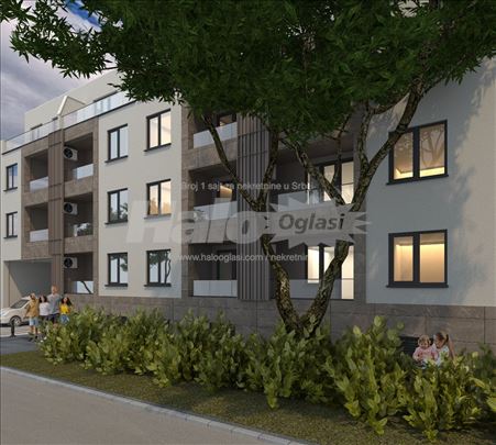 Novogradnja, Zemun, Železnička, 59,24m2, dvosoban