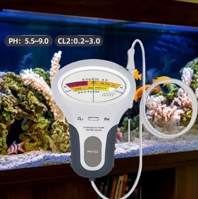Analogni tester merac ph i hlora u bazenu