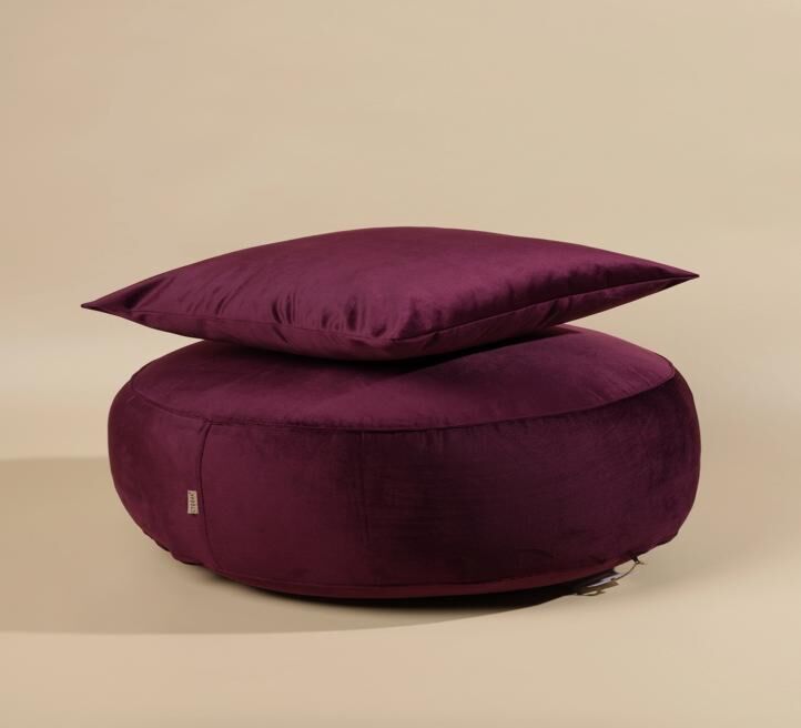 STEFAN TABURE R50 CM X 25 CM - AUBERGINE