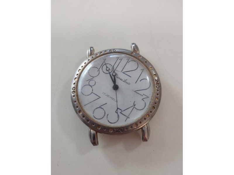 Vintage Pierre Louis 17 Jewels rucni SAT