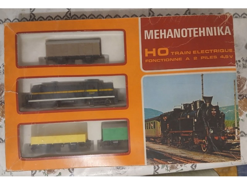 Mehanotehnika HO voz komplet u kutiji odlican