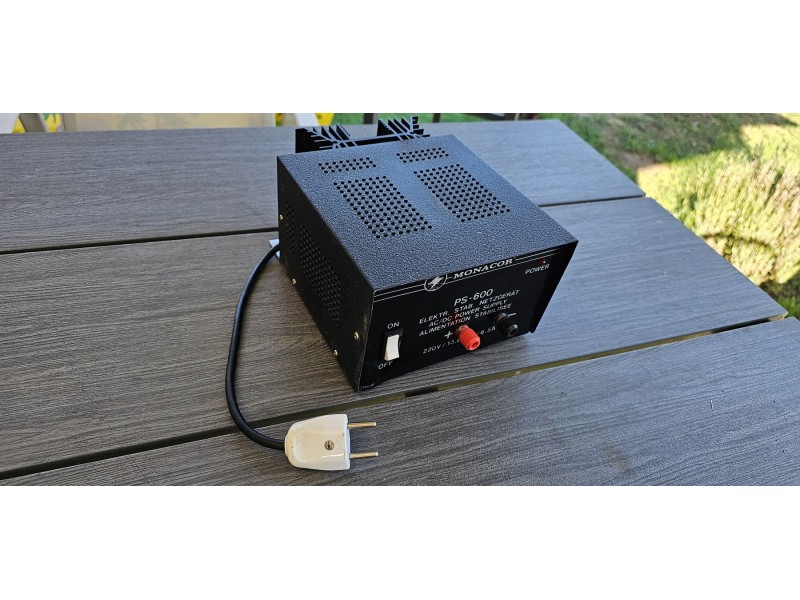 MONACOR PS-600 Stabilisani AC-DC izvor napajanja