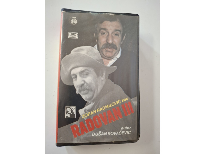 Radovan 3 Zoran Radmilovic VHS kaseta