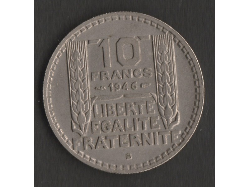 10 Francs, Franaka - 1946 B - Francuska