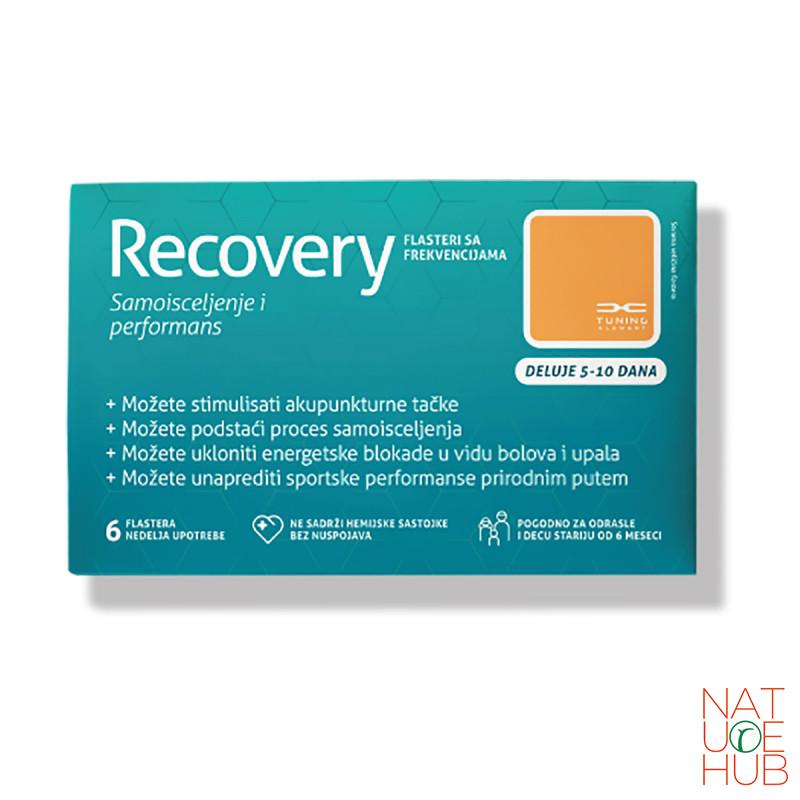 Recovery / Resonova flasteri sa frenkvencijama, 6 komada/nedelja