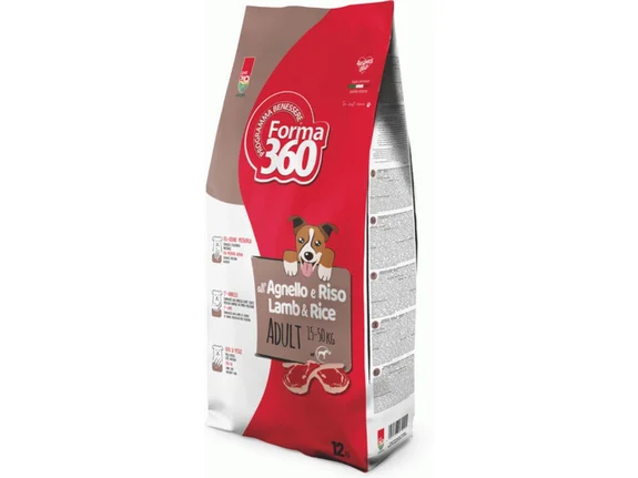 Pet360 Granule za odrasle pse Benessere Forma superpremium jagnjetina 12kg