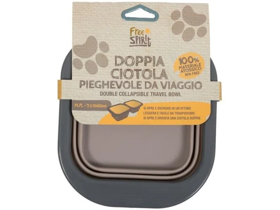 Farm Company Silikonska dupla posuda M/L 2x1000ml