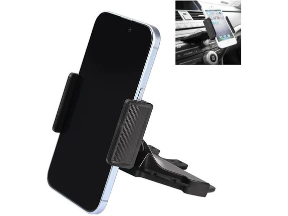 Auto stalak za mobilni telefon PZ1 za CD plejer crni