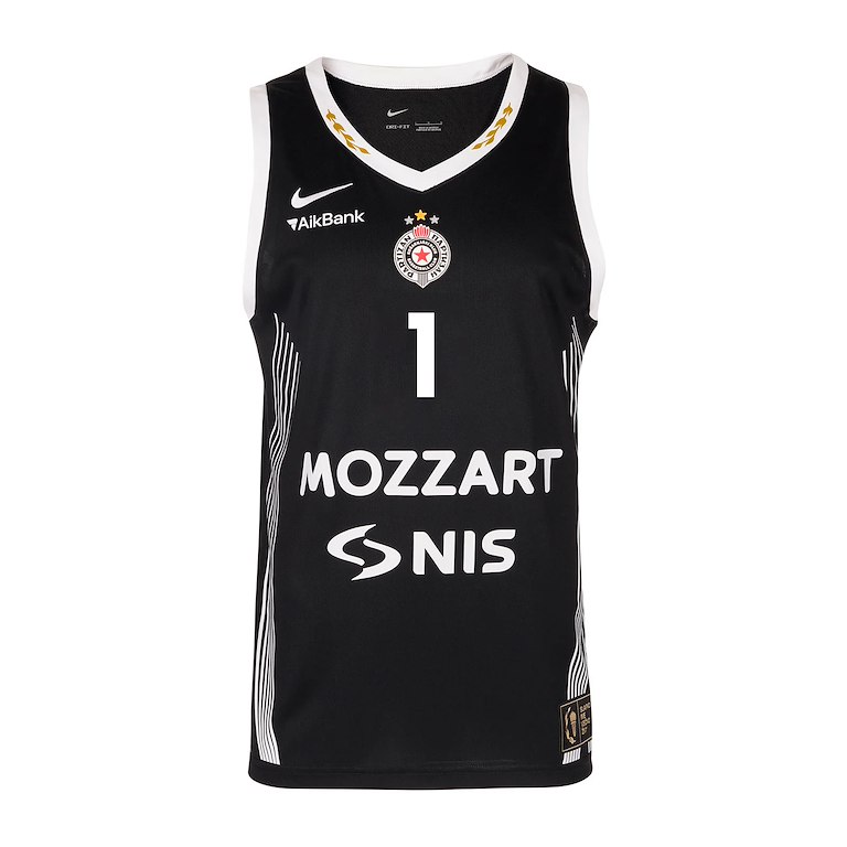 Dres "KK Partizan 2025/26" C. JONES, crni