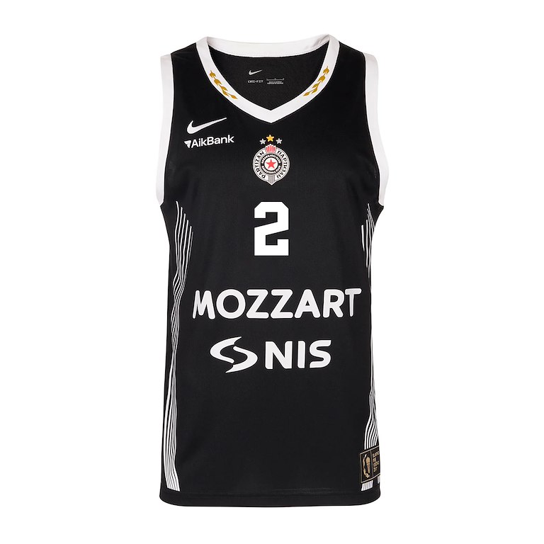 Dres "KK Partizan 2025/26" MILTON, crni