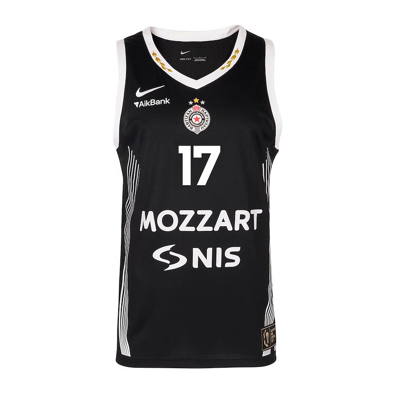 Dečiji dres "KK Partizan 2025/26" BONGA, crni
