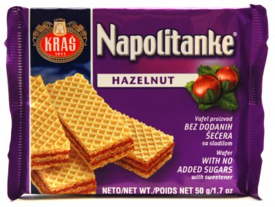 NAPOLITANKE BEZ ŠEĆERA LEŠNIK KRAŠ 50G