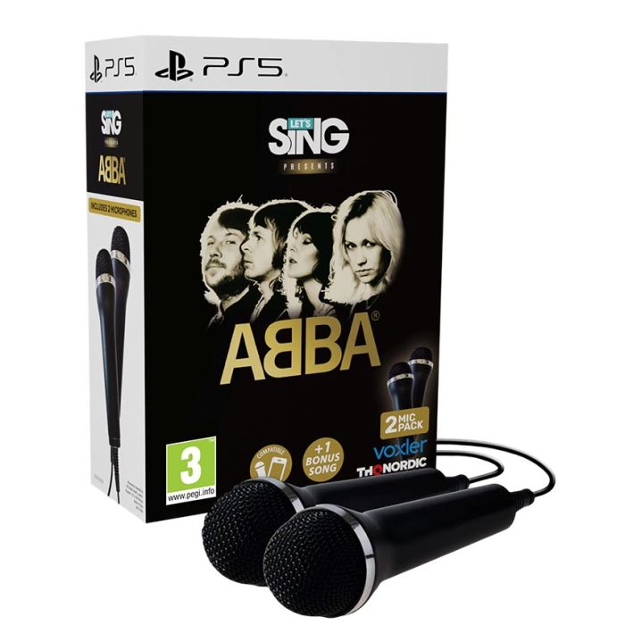 PS5 Lets Sing: ABBA - 2 Mic Bundle