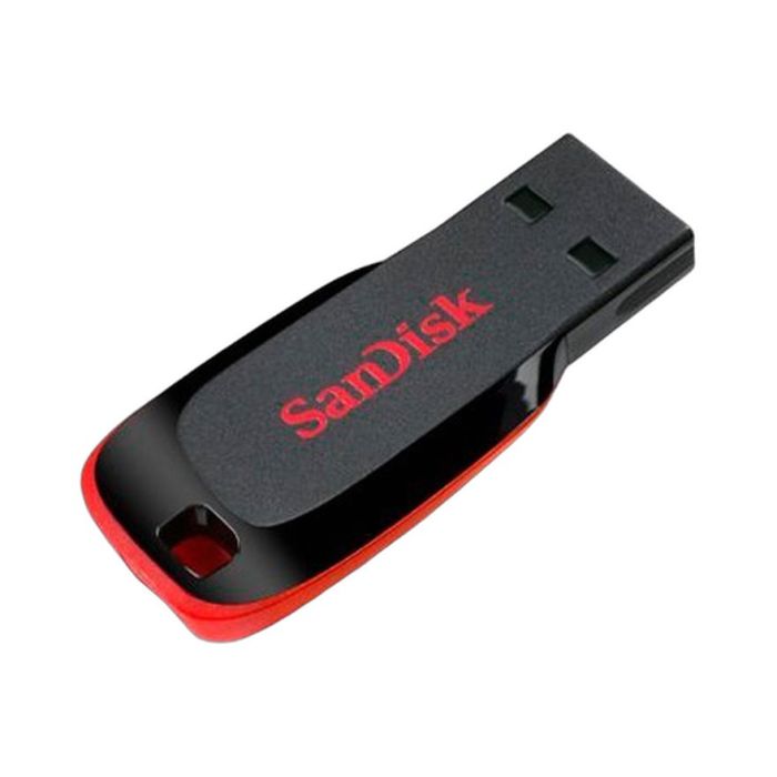 USB Flash Sandisk Cruzer Blade 16GB Black/Red