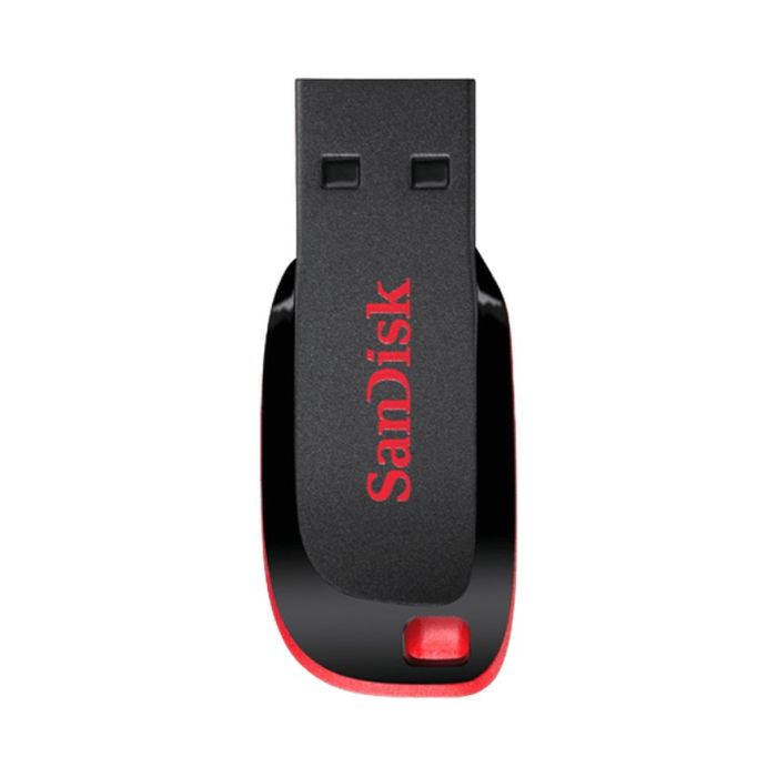 USB Flash Sandisk Cruzer Blade 64GB Black/Red