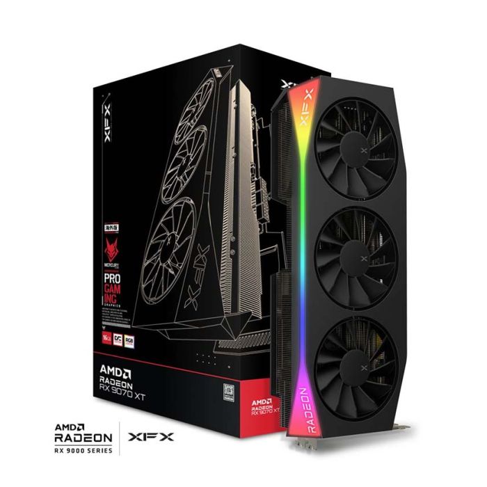 Grafička kartica XFX AMD Radeon RX 9070 XT 16GB GDDR6 256bit Mercury Magnetic Air Edition