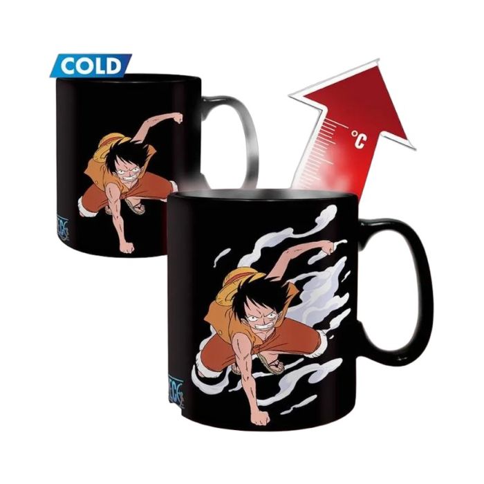 Šolja ABYstyle One Piece Luffy And Ace Heat Change 460ml