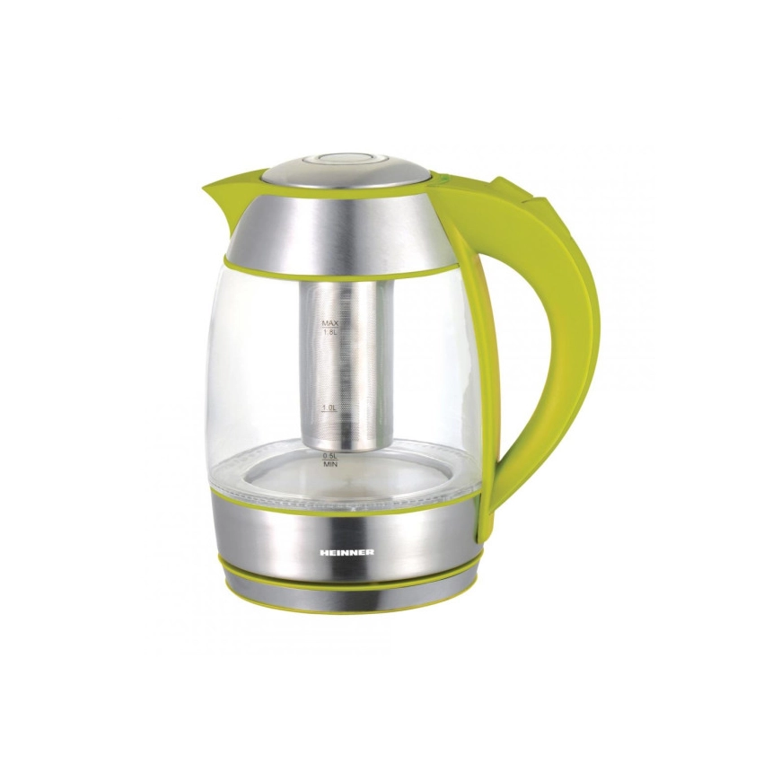 Električno kuvalo HEINNER HEK-TF2200GR 1,8l/2200W/filter za čaj/zeleno