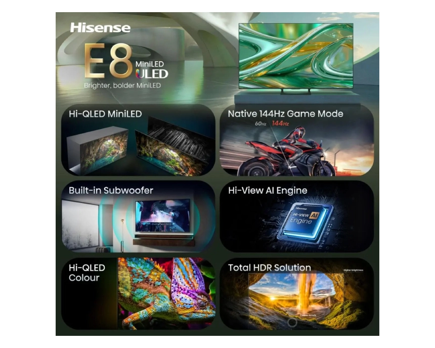 HISENSE 55 inča 55E8S ULED 4K UHD Smart TV