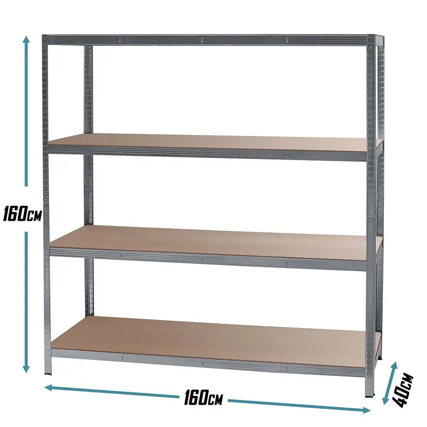 SuperHome 160x160x40cm 4x175kg Metalna Montažna PolicaID: EK000881781