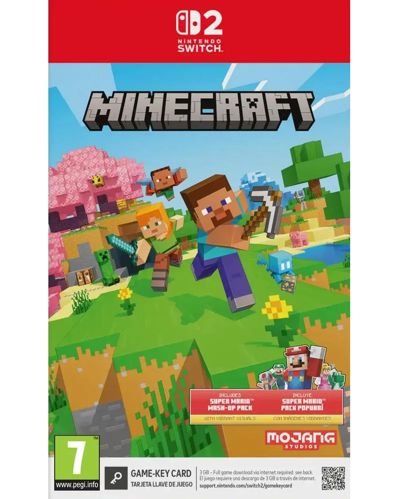 Switch 2 Minecraft (Game Key Card)