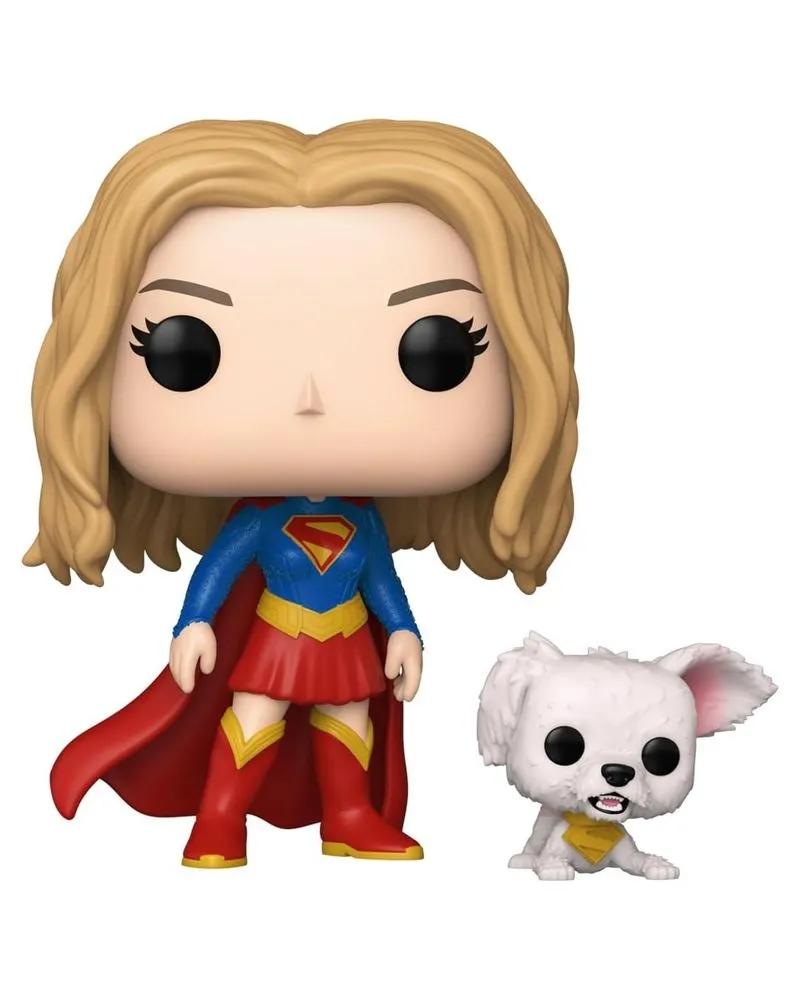 Bobble Figure DC Comics- Supergirl POP! - Supergirl with Puppy Krypto #636