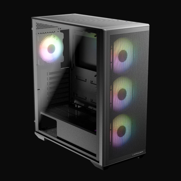 TOWER LC Power Gaming 811B-ON Meshwork_XL Dark 3x140mm + 1x120mm