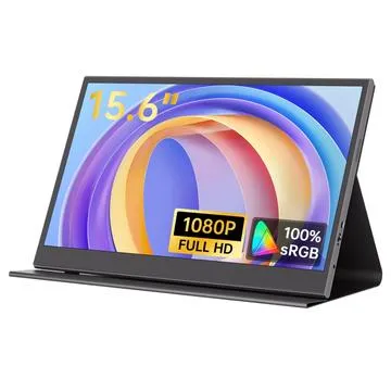 M156F04 FULL HD PORTABLE MONITOR WITH DUAL SPEAKERS - 15.6" - BLACK