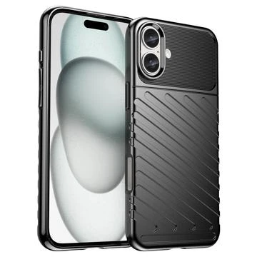 IPHONE 16 THUNDER SERIJA TPU MASKA - CRNA