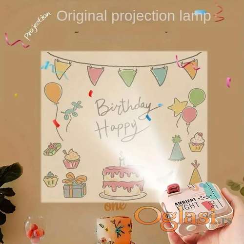 Projektor Happy Birthday NOVO