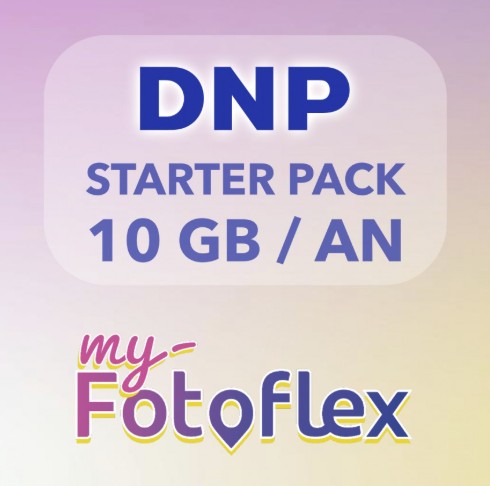 DNP my-Fotoflex Starter pack 10GB / 1Year