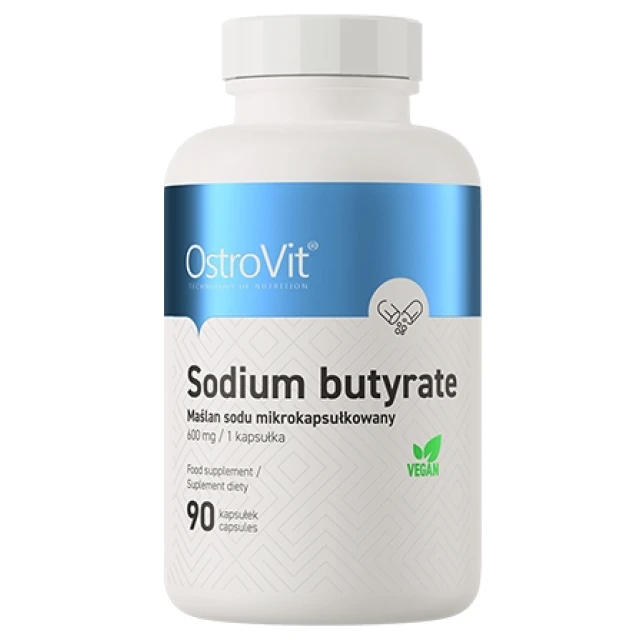 OstroVit Sodium Butyrate 600 mg – 90 kapsula sa natrijum-butiratom i 30% buterne kiseline