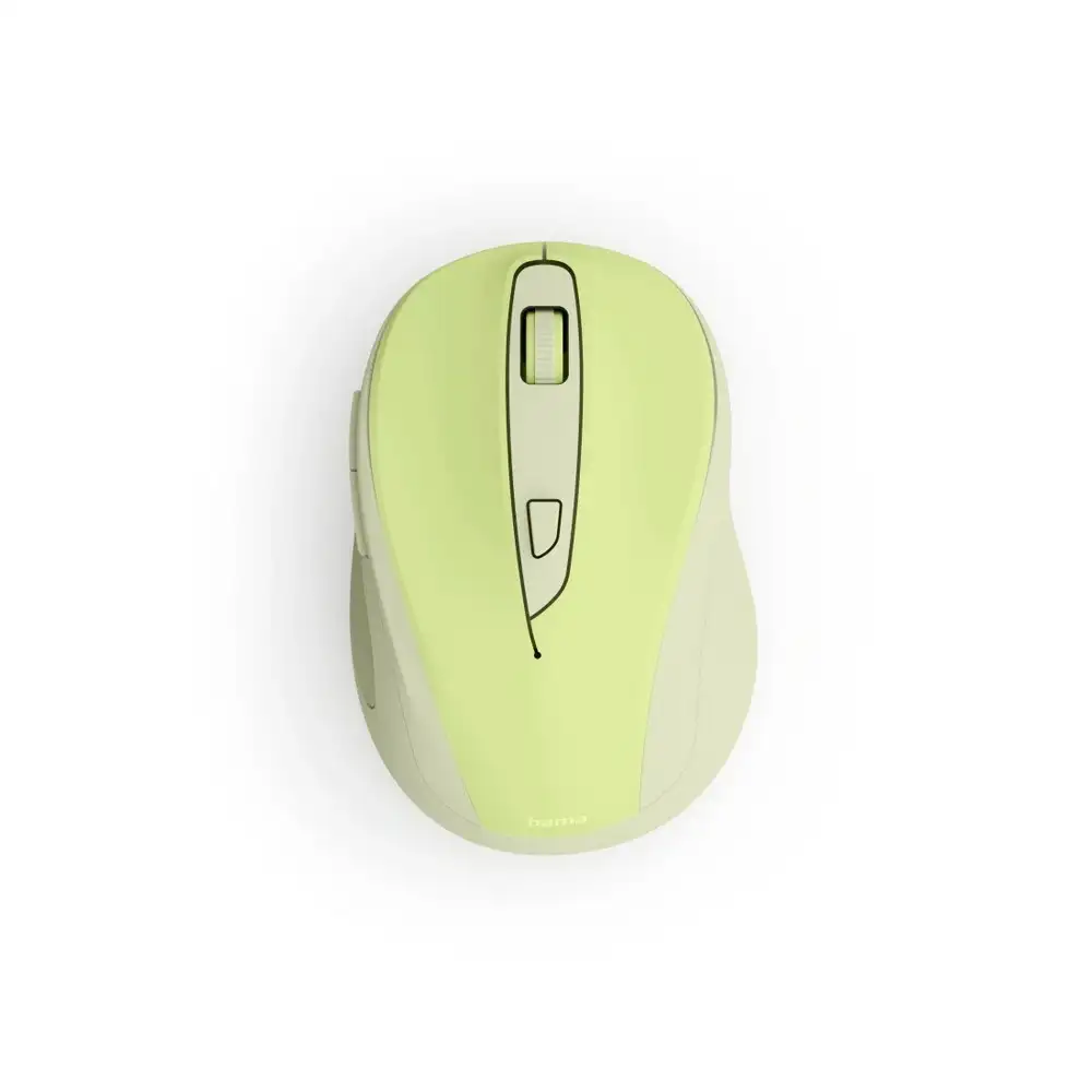 HAMA WM-400 opticki bezicni mis, 6 tastera, ergonomski zelen